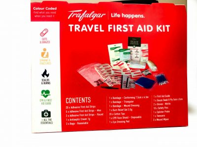Trafalgar First Aid Kit 75 Piece 101288 Travel First Aid Kit Great for ...