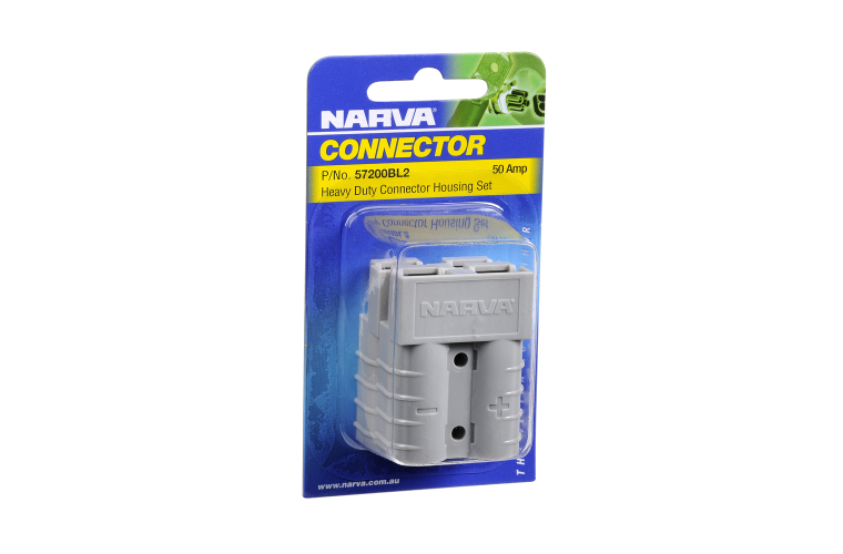 NARVA CONNECTOR RED HEAVY DUTY CONNECTOR 50 AMP 57200BL - Premium Car Care