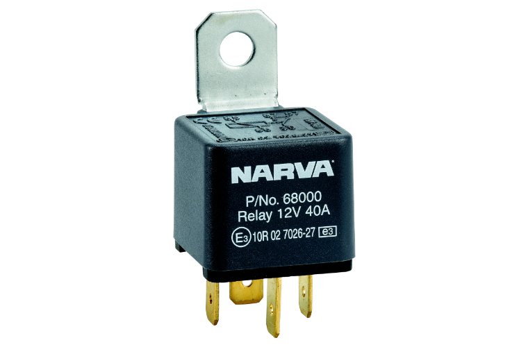 NARVA RELAY 12V 40 AMP 4 PIN 68000BL - Premium Car Care