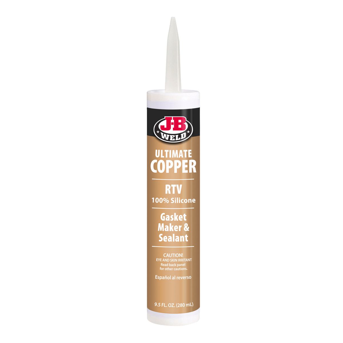 J-B WELD ULTIMATE COPPER RTV 100% SILICONE GASKET MAKER & SEALANT 280ml ...