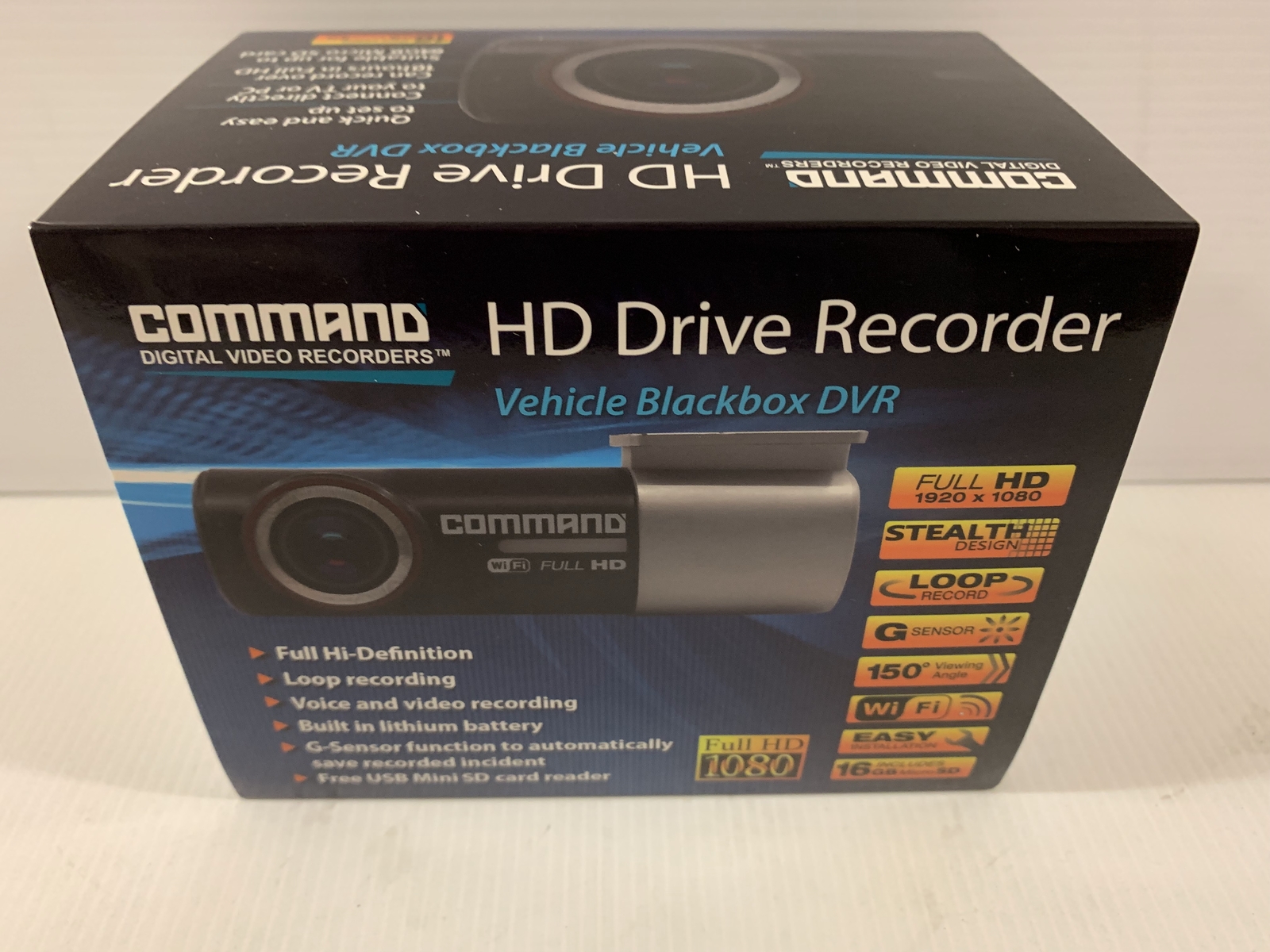 COMMAND GO HD Drive Recorder VECHILE BLACKBOX DVR – 92DVR-VA - Premium ...