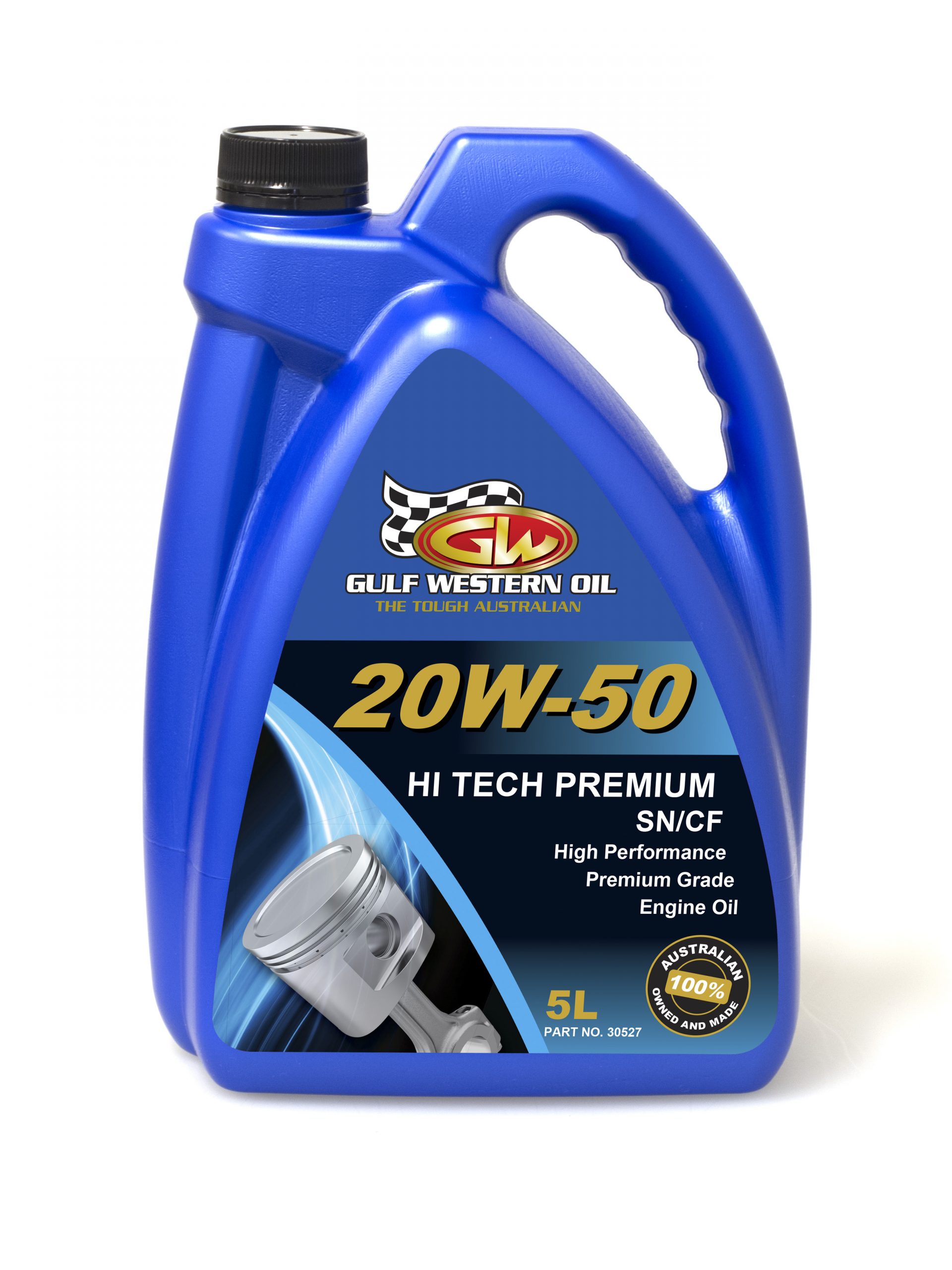 Gulf Western Hi Tech Premium Engine Oil 20W-50 5 Litre - Premium Car Care