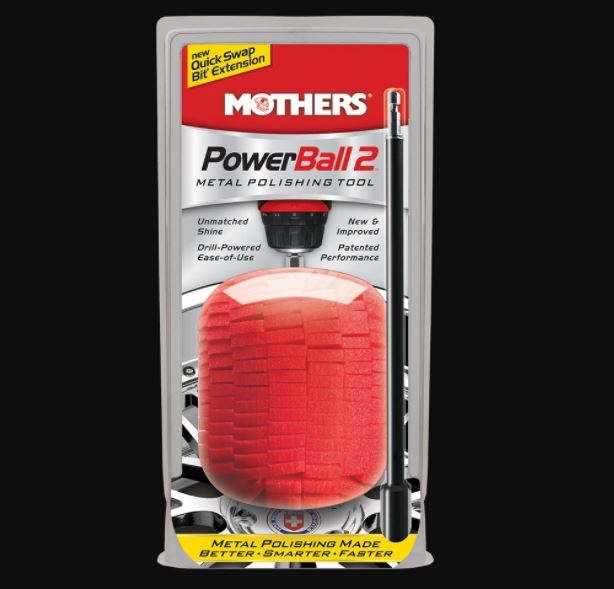 MOTHERS Powerball 2 Metal Polishing Tool- 685143 - Premium Car Care