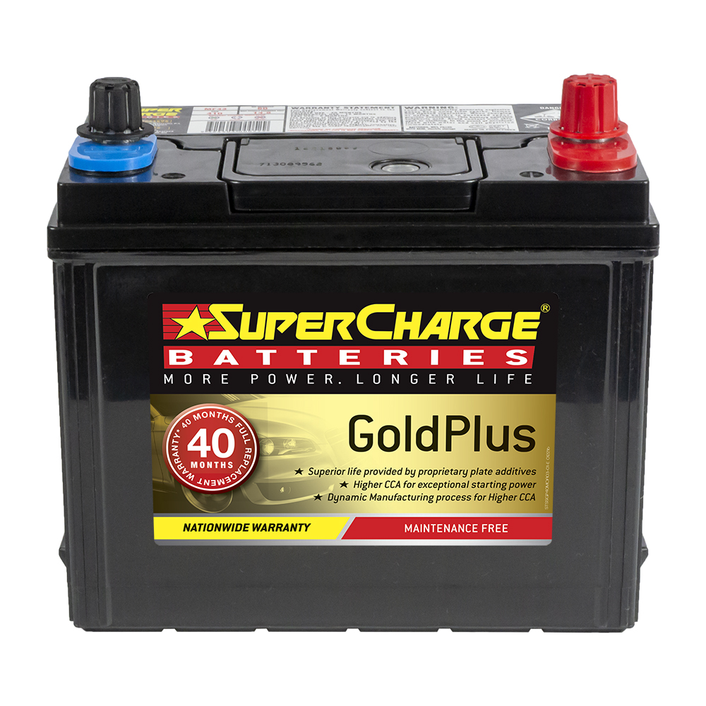SuperCharge Gold -MF43 Car Battery - Premium Car Care